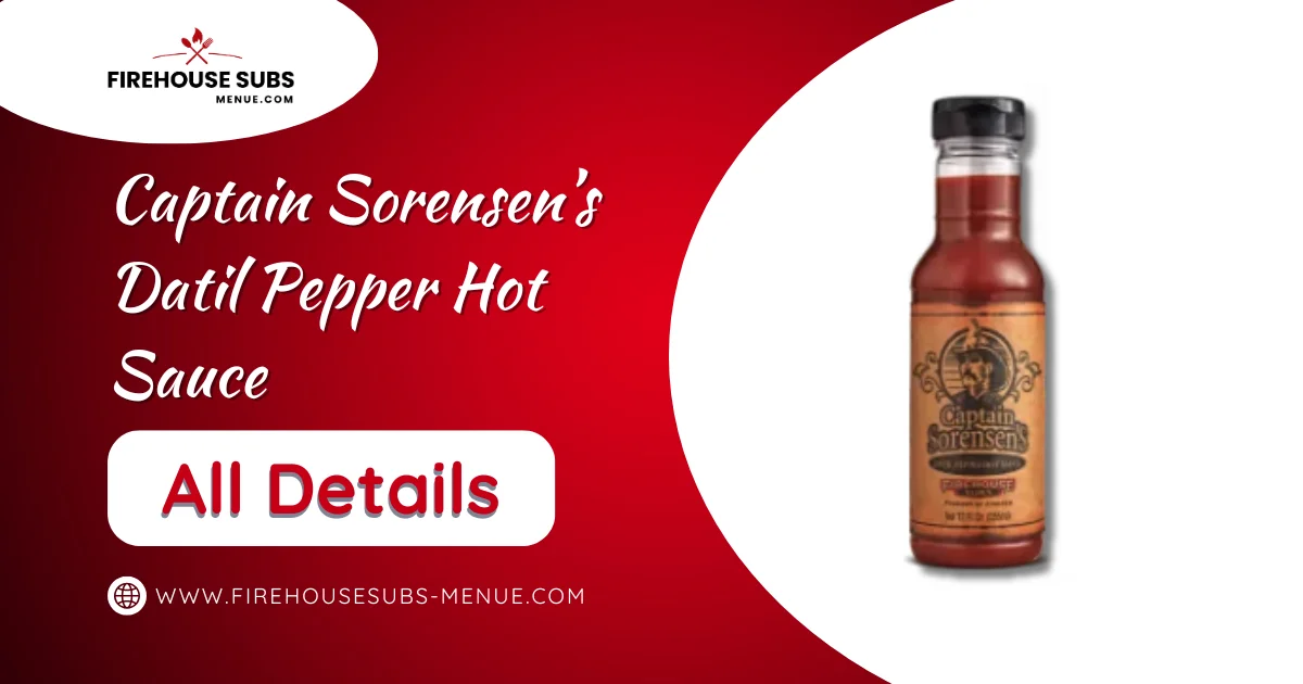 Captain Sorensen’s Datil Pepper Hot Sauce - Full Details